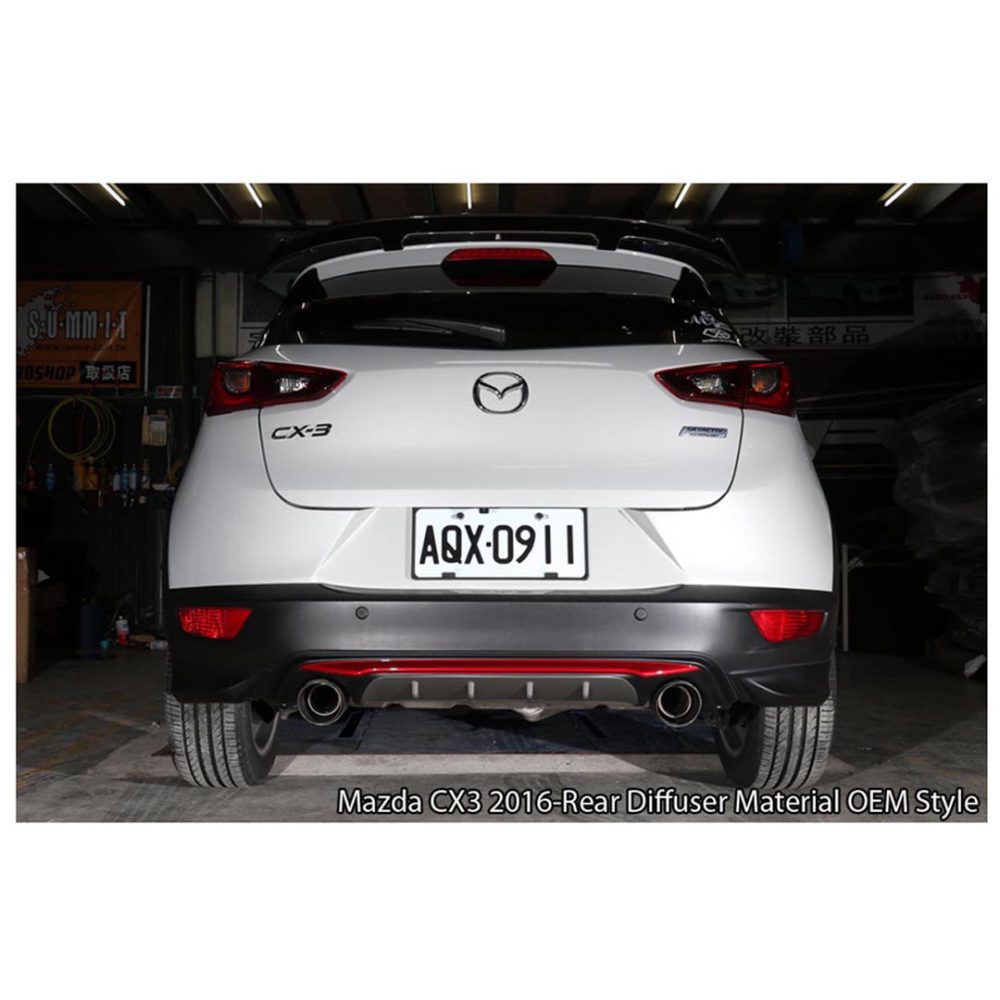Mazda CX3 2016- Rear Bumper Diffuser - Twincell