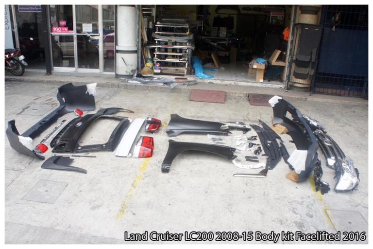 Toyota Land Cruiser LC200 2008-15 Conversion Body kit to 2016- look ...