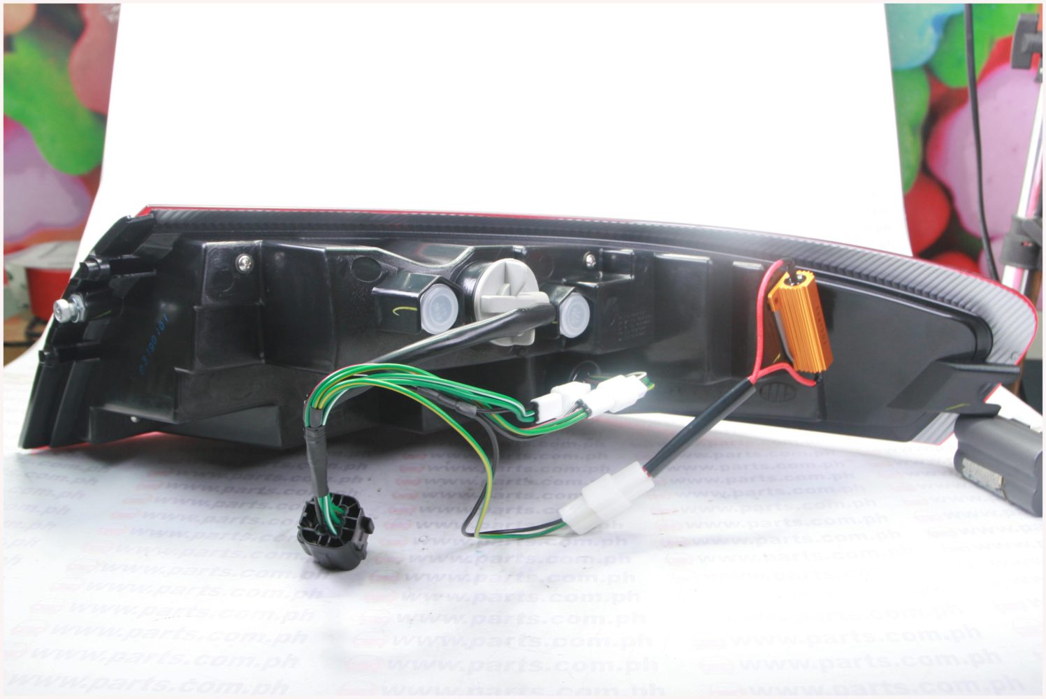 Tail Light LED Red/Chrome - Carrera 996 - Twincell